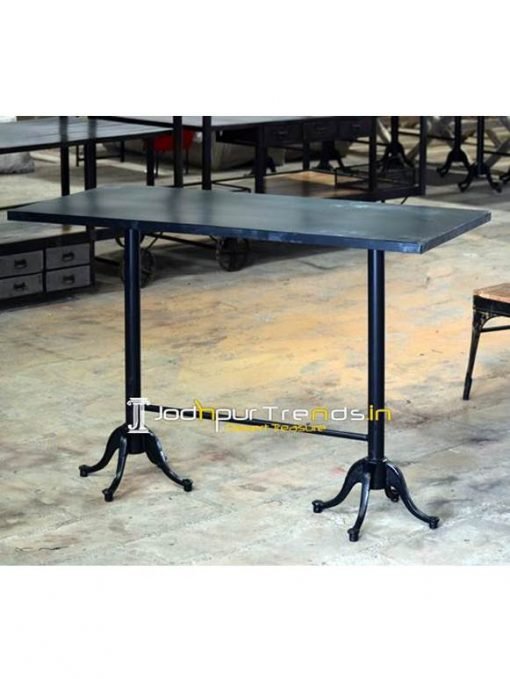 Outdoor Iron Bar Table | Outdoor Counter Bar Table